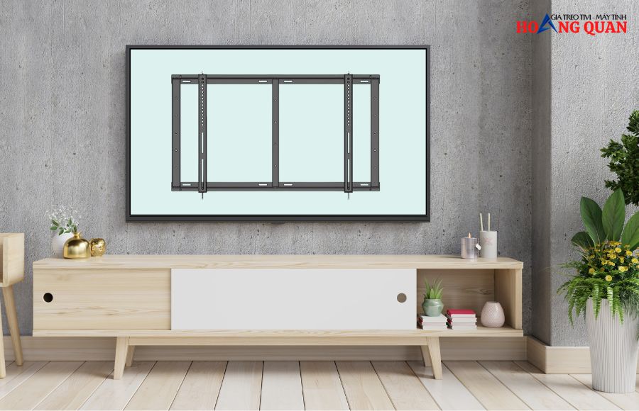 Giá Treo Tivi Cố Định Sát Tường Ergotek E95 Phù Hợp 65 - 100 inch