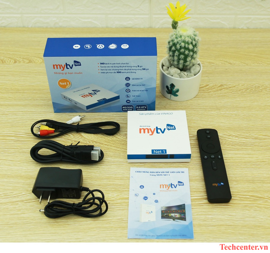 Mytvnet Net 1 Ram 4GB/32GB Android 9 Tích Hợp Remote Voice Điều Khiển ...