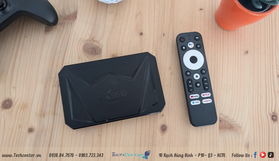 Enybox X96Q Pro Plus Ram 4/32 Android 14, CPU Allwinner H728, LAN 1000M, Dual Wifi 6